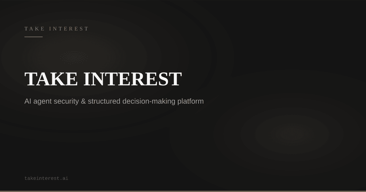 TAKE INTEREST